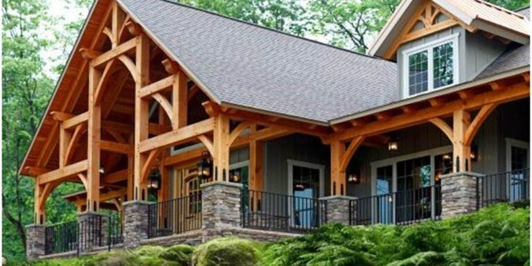 Heavy Timber Trusses: What Wood to Use and Where to Find Them - Log ...